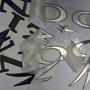 Donzi Boats Emblems 25" Black Chrome + FREE FAST Delivery DHL Express ...