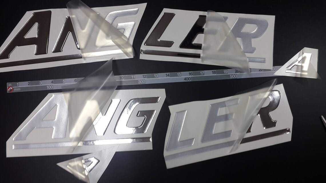 Angler Boat Emblems 22 FREE FAST Delivery DHL Express - Etsy