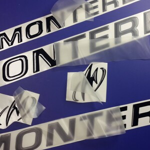 Monterey Boat Emblems 20" Black + FREE FAST Delivery DHL Express ...