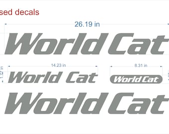 World Cat Boat Emblem - Etsy
