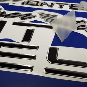 Monterey Boat Emblems 41" Chrome Black 240 + FREE FAST Delivery DHL ...