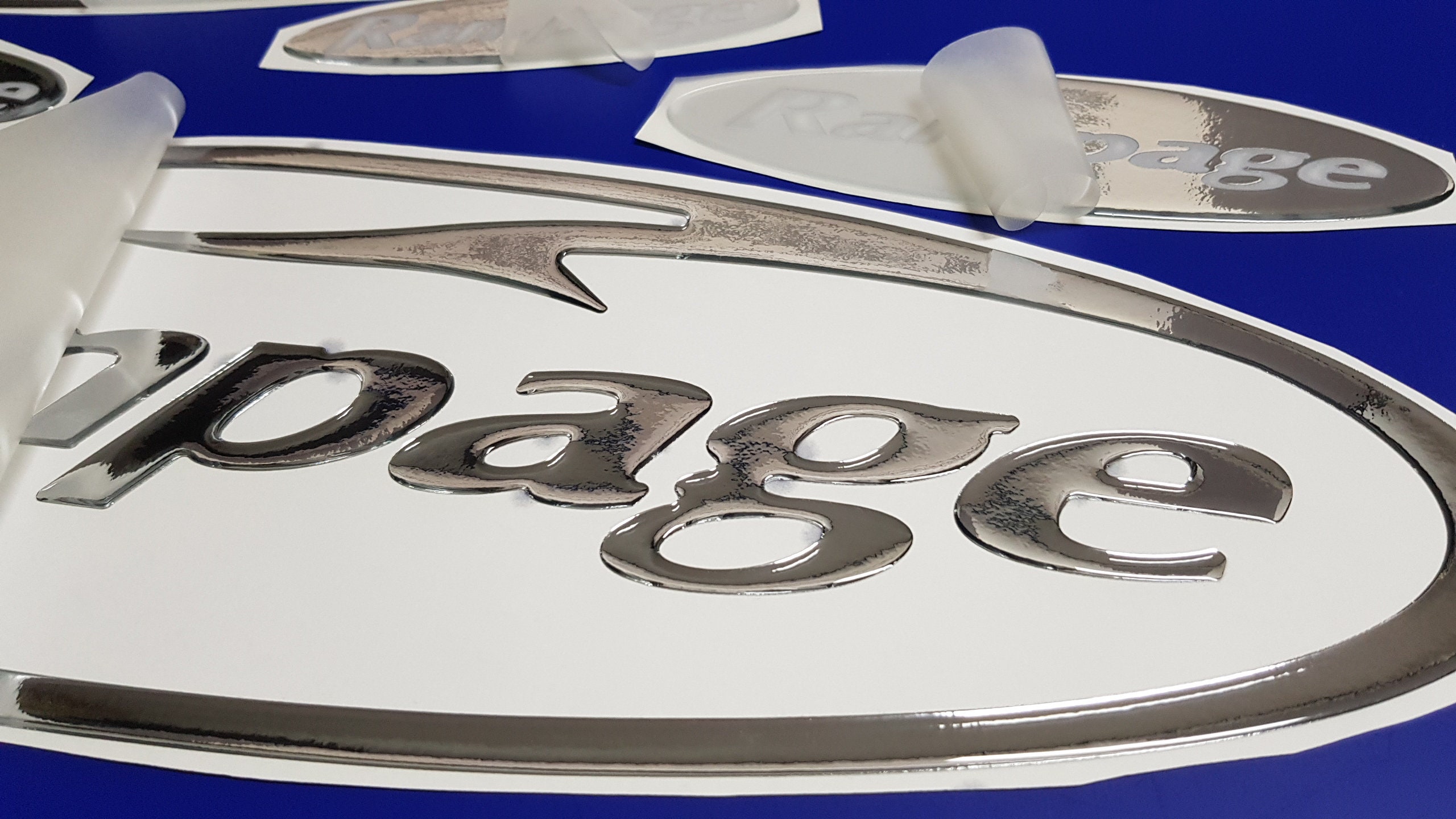 Rampage Boats Emblem 22 chrome FREE FAST delivery DHL | Etsy