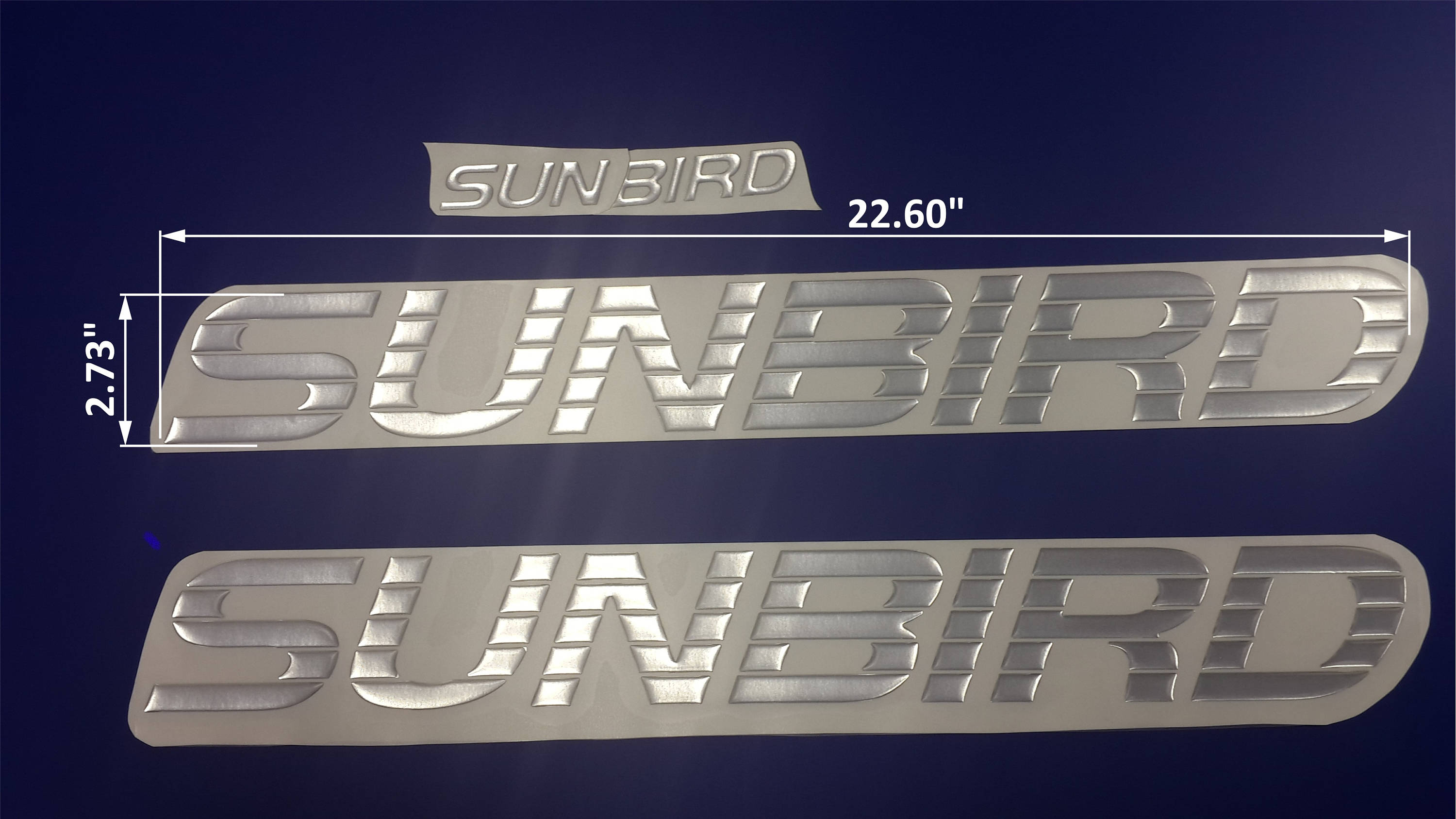 Sunbird Boats Emblems 25.5 FREE FAST Delivery DHL - Etsy