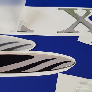 Maxum Boat Emblems 29" Chrome + FREE FAST Delivery DHL Express - Raised ...