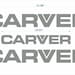 Carver Boat Emblem 22 Chrome FREE FAST Delivery DHL Express Resistant ...