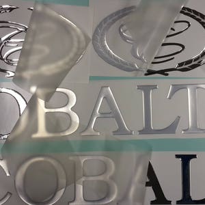 Cobalt Boat Emblems 20" Chrome + FREE FAST Delivery DHL Express ...