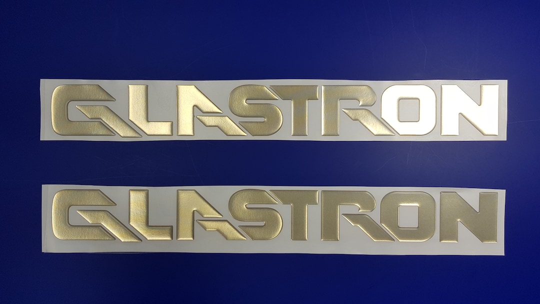 Glastron Boat Emblems 22" Gold + FREE FAST Delivery DHL Express ...