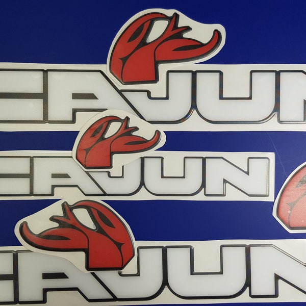 Cajun Boat Decal - Etsy