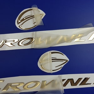 Crownline Boat Emblems 20" Gold + FREE FAST Delivery DHL Express ...