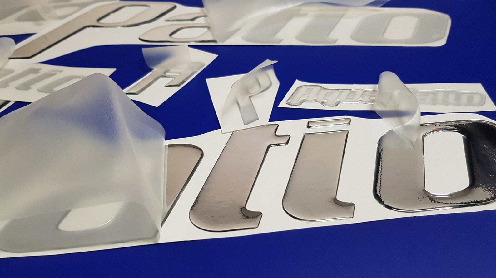 Aqua Patio Boat Emblems 33" + FREE FAST Delivery DHL Express - Raised ...