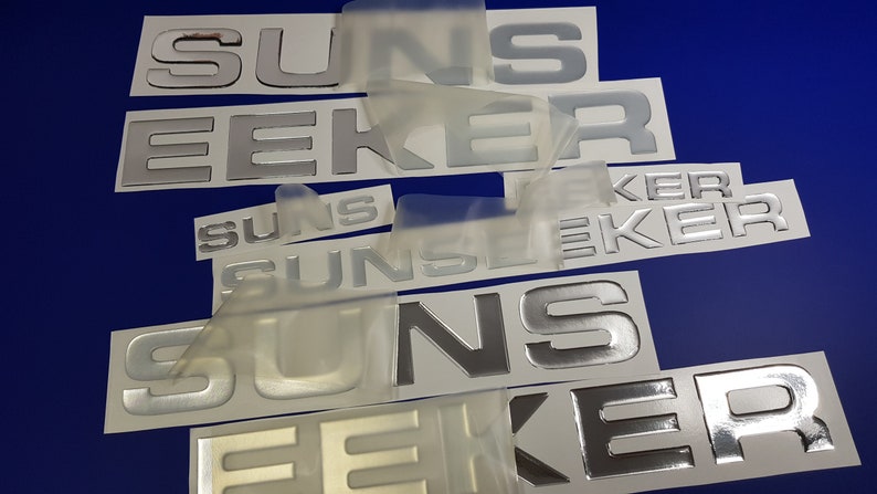 Sunseeker Boats Emblems 37" + FREE FAST Delivery DHL Express - Stickers ...