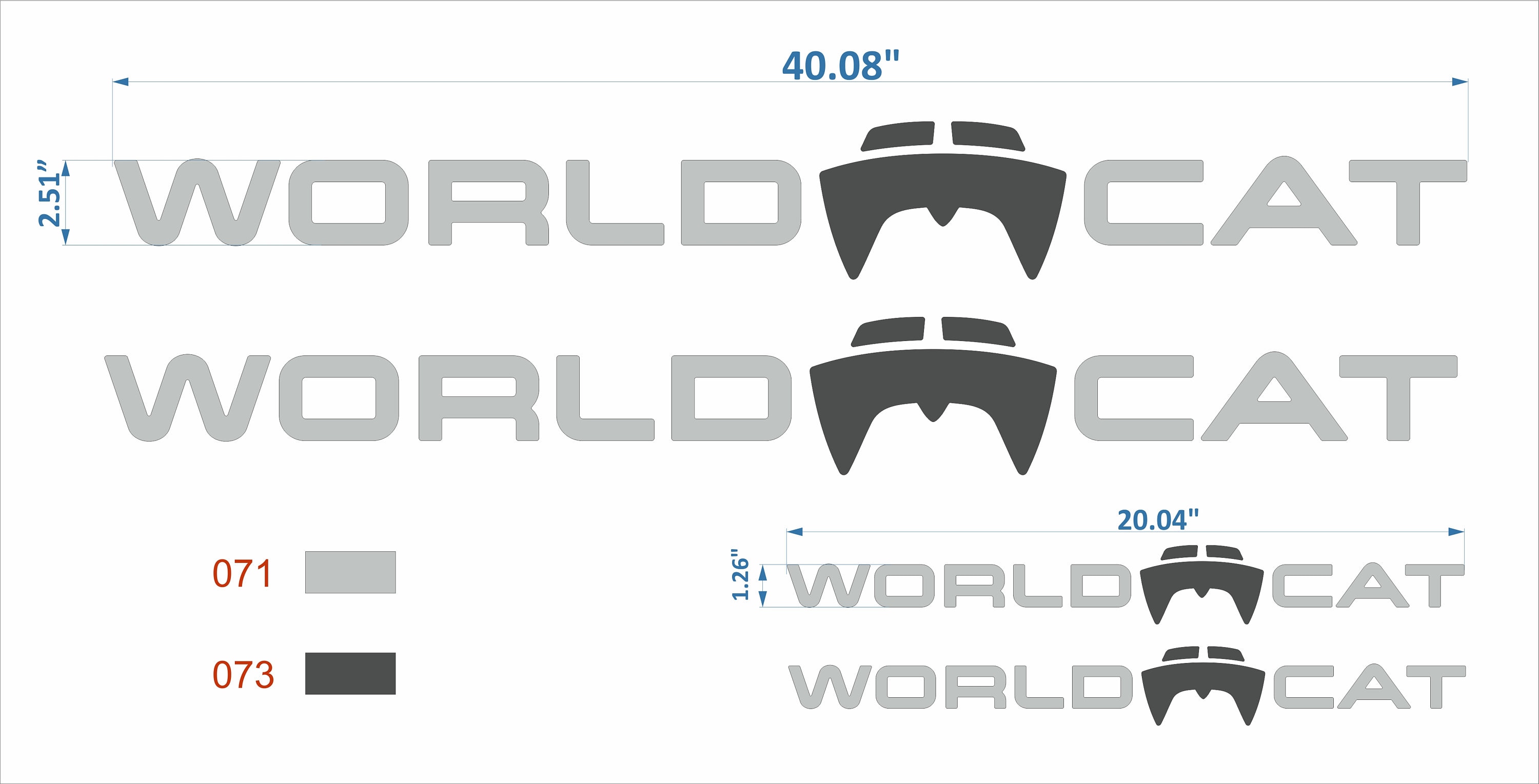 World Cat Boat Emblems 40 FREE FAST Delivery DHL | Etsy