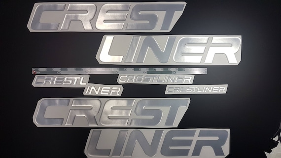 Crestliner Boats Emblems 40 FREE FAST Delivery DHL - Etsy