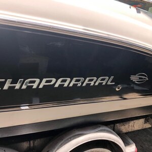 Chaparral Boat Emblems 32" Chrome + FREE FAST Delivery DHL Express ...