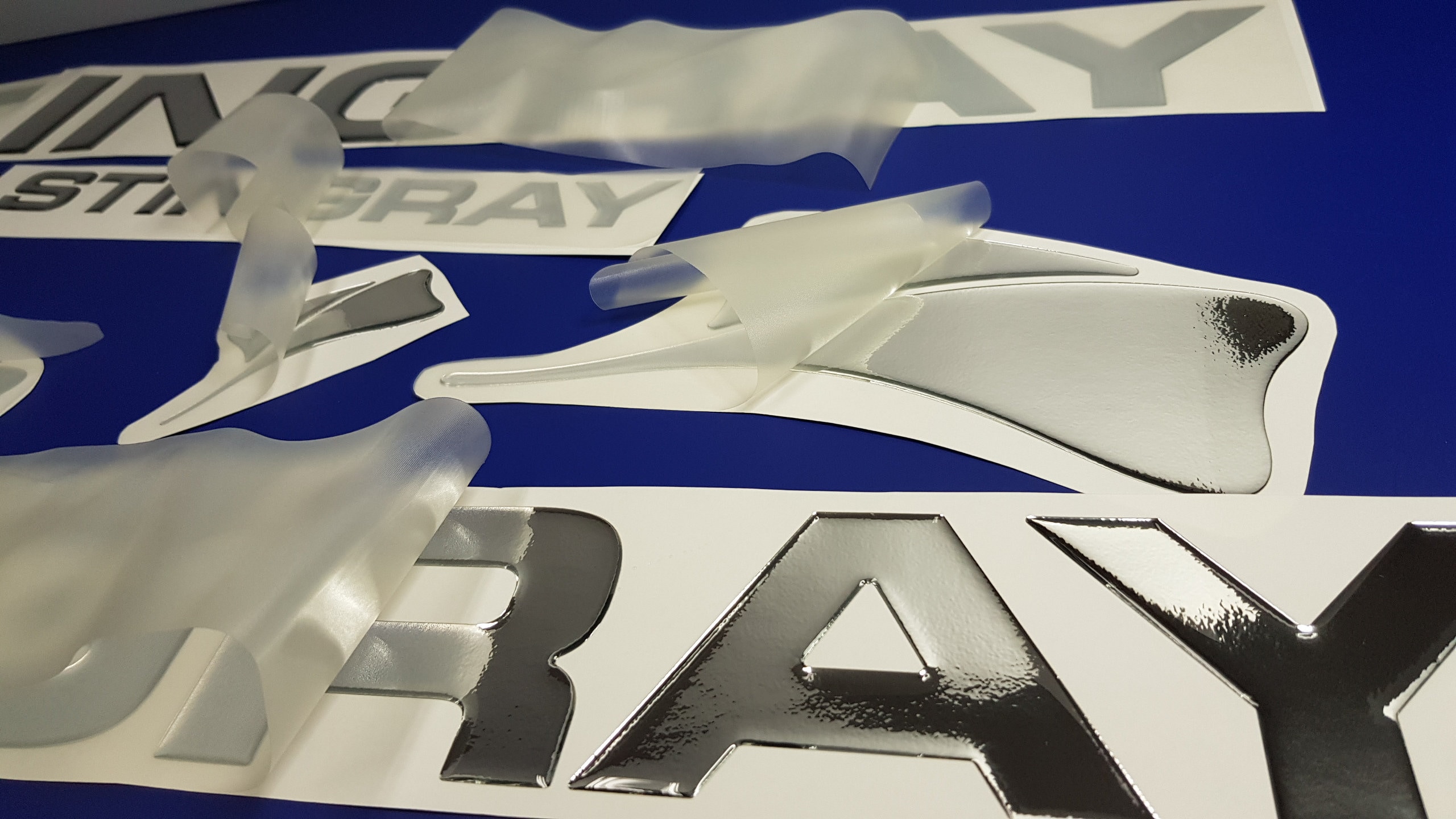 Stingray Boat Emblems 30" Chrome + FREE FAST Delivery DHL Express ...
