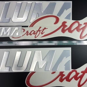 Alumacraft Boat Emblems 32" + FREE FAST Delivery DHL Express - Stickers ...