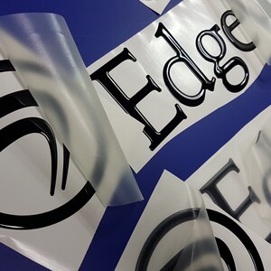 Edgewater Boats Emblems 25" Black + FREE FAST Delivery DHL Express ...