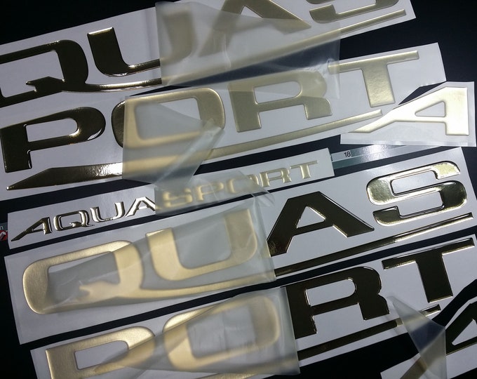 Aquasport Boat Emblems 42 Chrome FREE FAST Delivery DHL Express ...