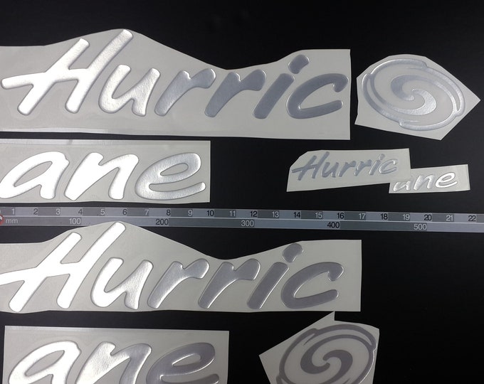 Hurricane Boat Emblems 25" Chrome + FREE FAST Delivery DHL Express ...