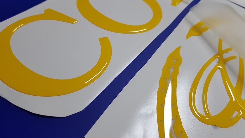 Cobalt Boat Emblem 20" Yellow + FREE FAST Delivery DHL Express ...
