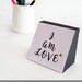 Quote Blocks, 3D Digital Paper, I Am Love, Motivation Words, Desk ...