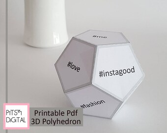 3d Hashtag Sign - Etsy