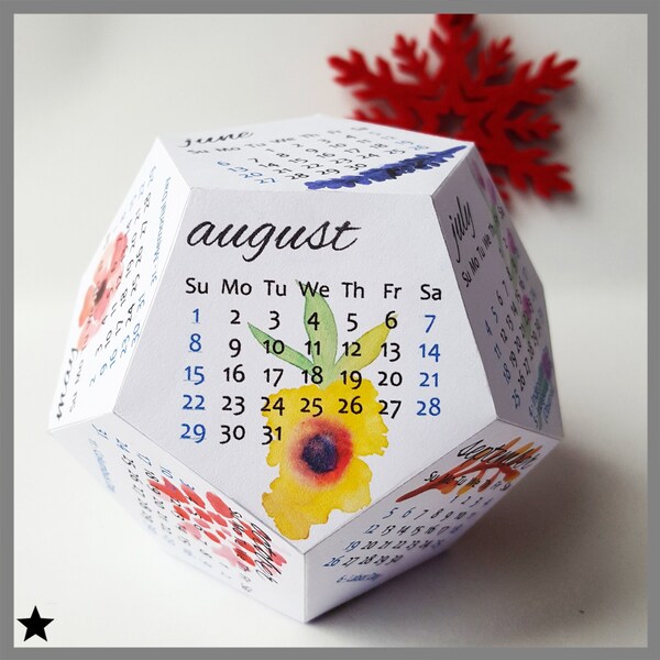 Block Calendar - Etsy
