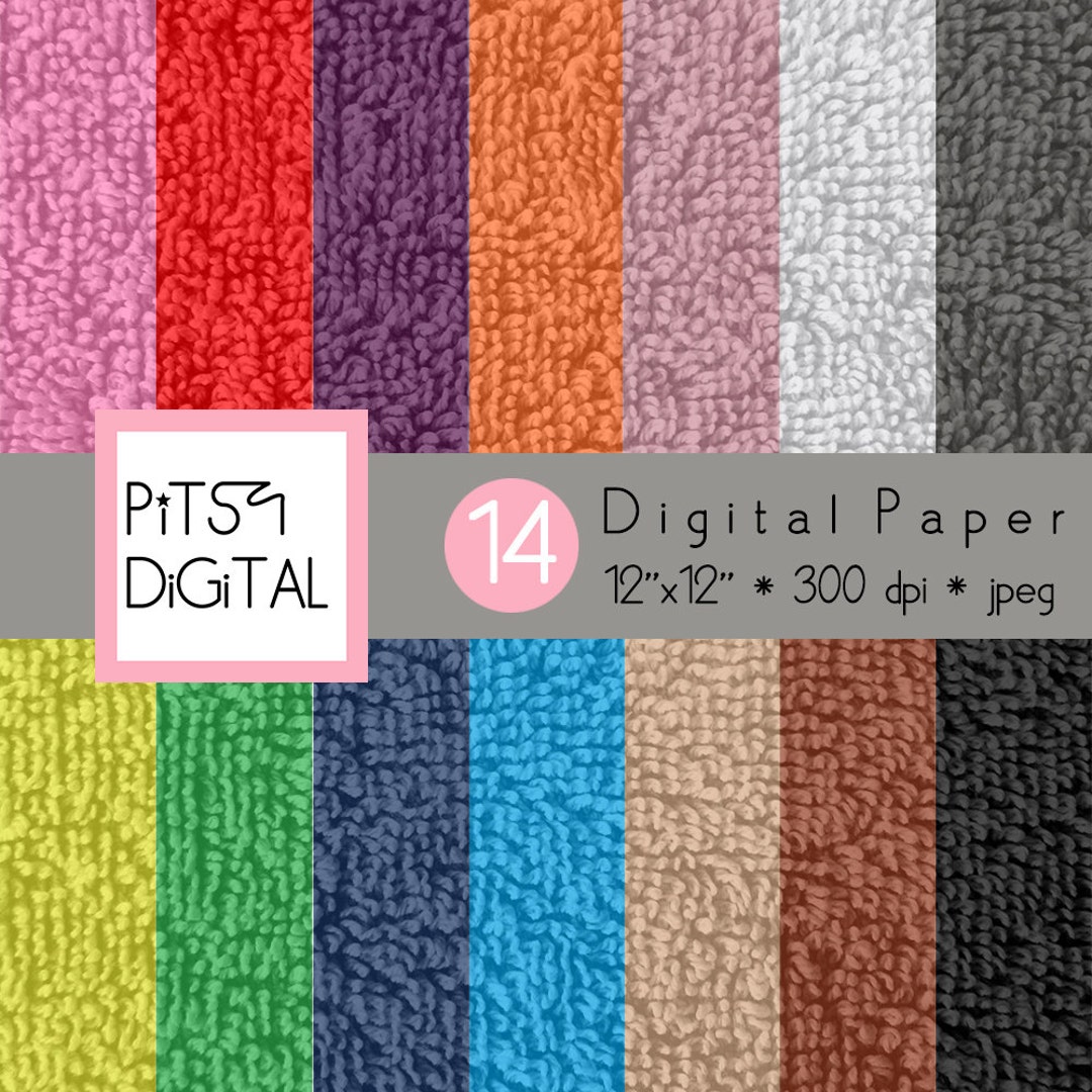 Fabric Digital Paper Pack Commercial Use Printable - Etsy