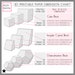 Baby Letter Blocks, Alphabet Blocks, 3D Digital Paper, Paper Letter PDF ...