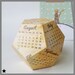 2025 Printable Wood Texture Desk Calendar, Dodecahedron Block Design ...