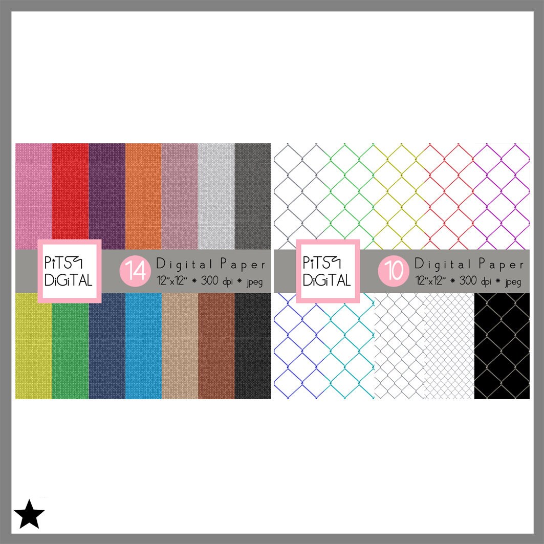 Digital Paper Pack Bundle, SALE 880 Sheets, Printable Paper, Commercial ...