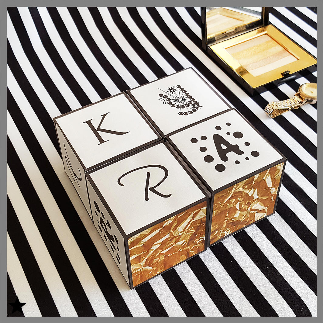 Letter Block Gold Nursery Decor 3D Digital Paper Gold - Etsy