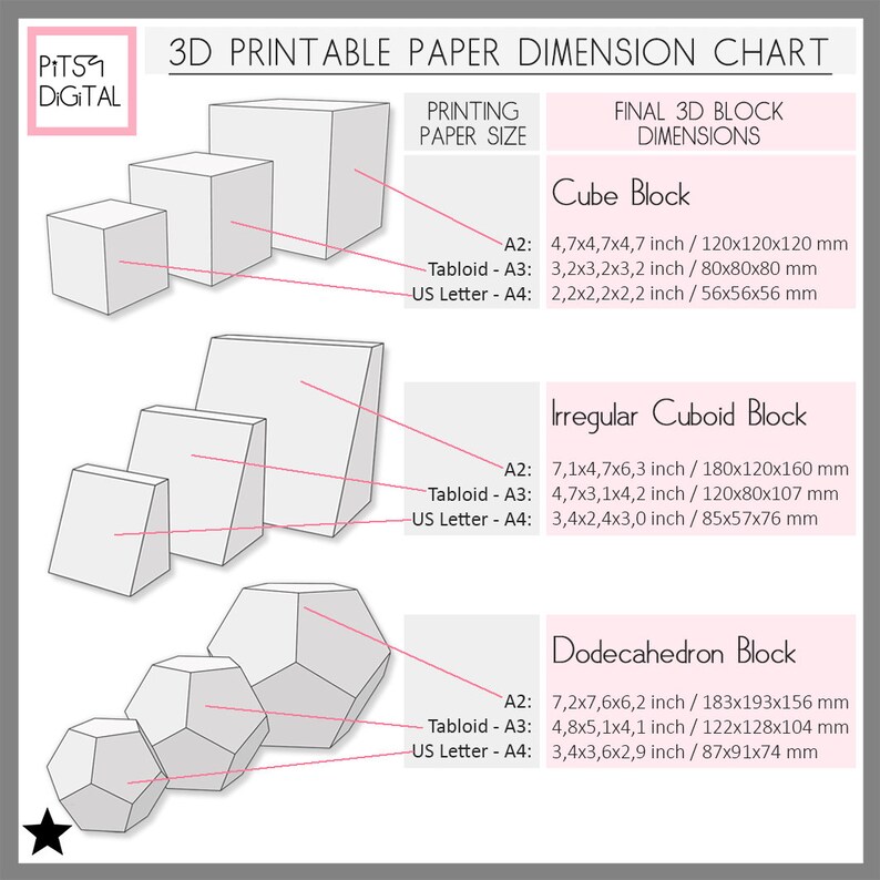Personalized Photo Block, Printable Paper Cube, Custom Gift for Lovers ...
