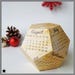 2025 Printable Wood Texture Desk Calendar, Dodecahedron Block Design ...
