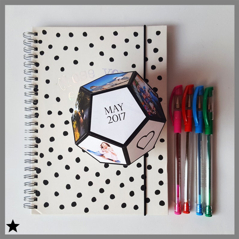 Personalized Photo Collage, 3D Digital Paper, Custom Printable, Baby ...