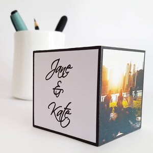 Gift for Best Friends, Printable 3D Paper Block, Personalized Photo ...