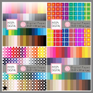 Digital Paper Pack Bundle, SALE 880 Sheets, Printable Paper, Commercial ...