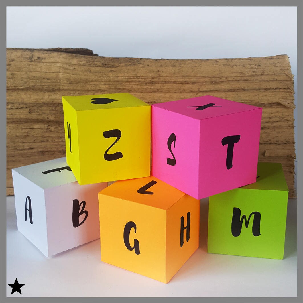 Baby Letter Blocks, Newborn Name Sign, Alphabet Blocks, Personalized ...