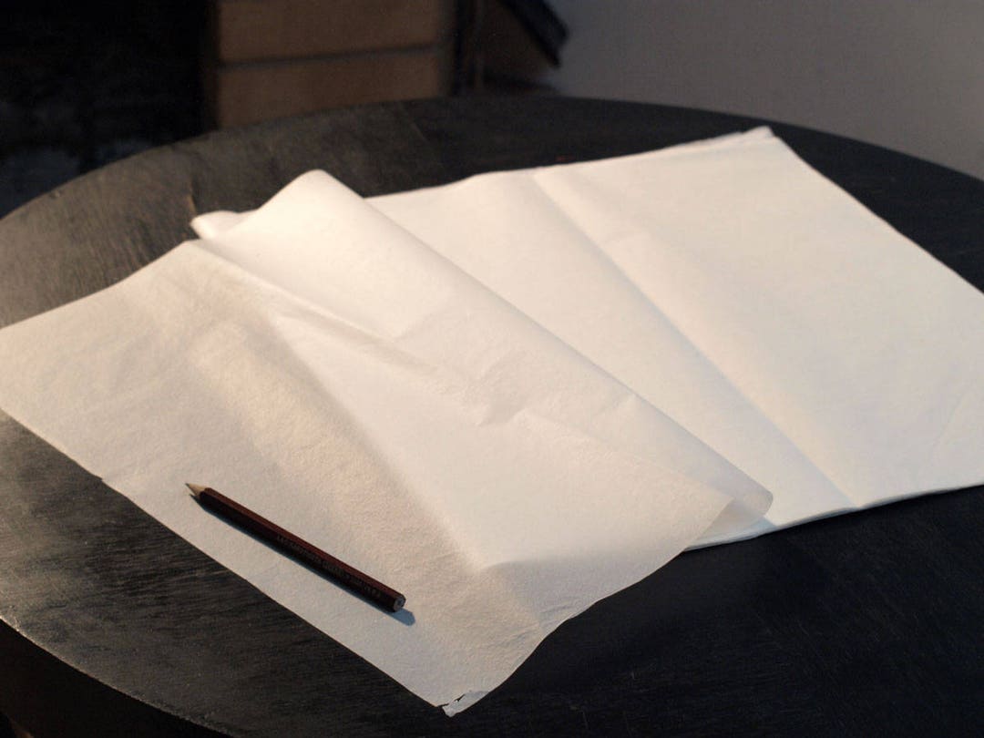1940s Tracing Paper. 50 Sheets. Watermarked. Cigarette Paper. Thin See ...