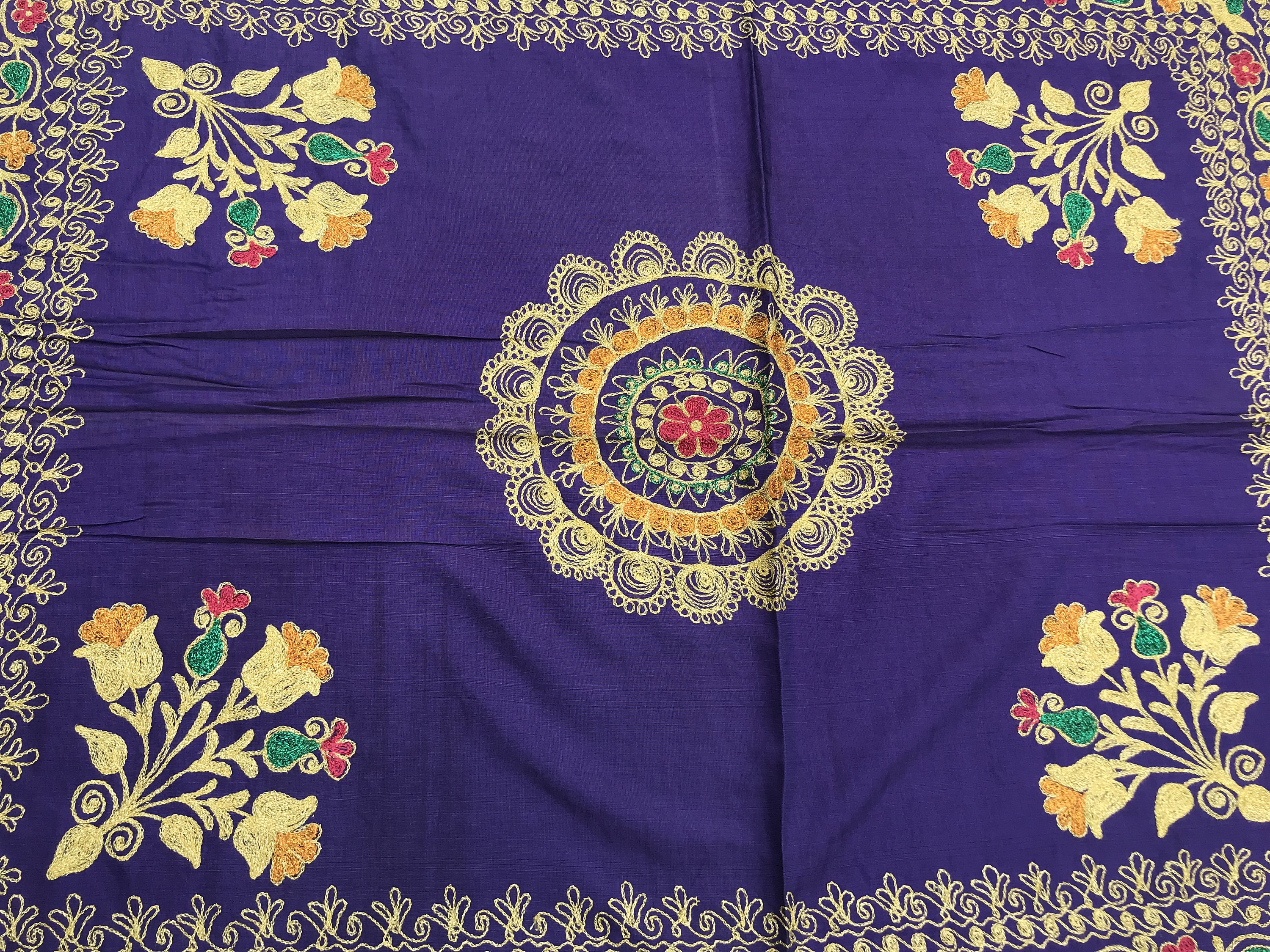 Vintage Small Boho Tablecloth in Perfect Condition Square Table Cover ...