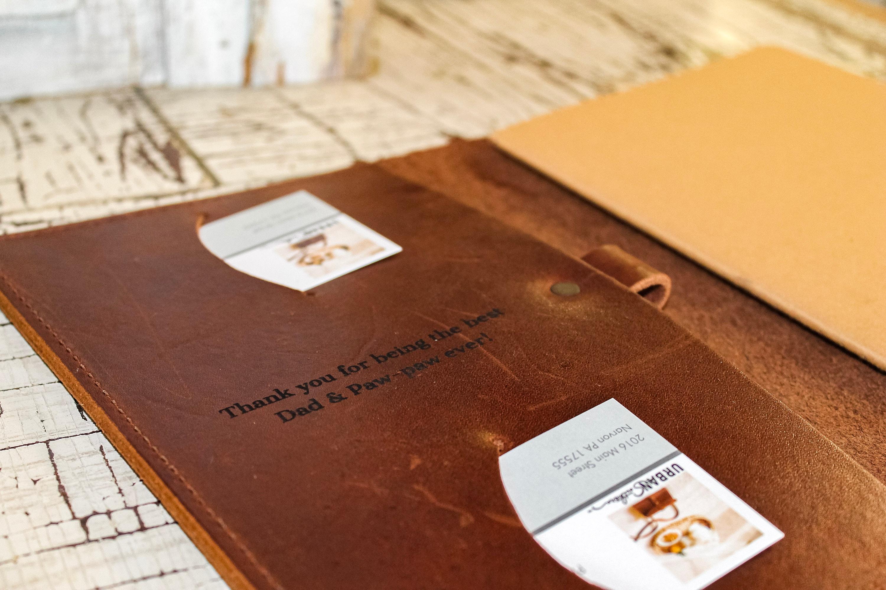 A5 CUSTOM Leather Notebook Cover | Custom Leather Journal Cover ...