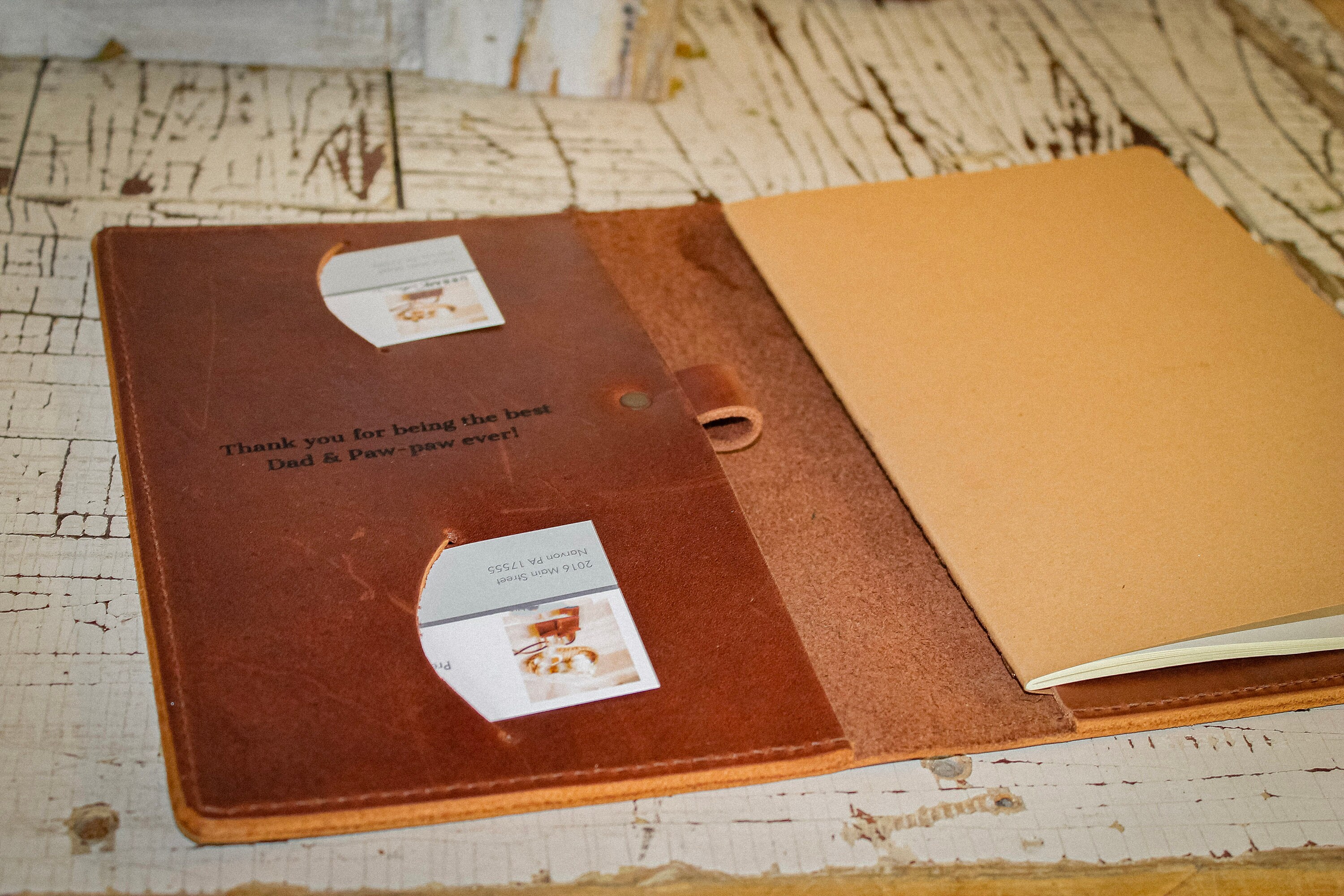 A5 CUSTOM Leather Notebook Cover | Custom Leather Journal Cover ...