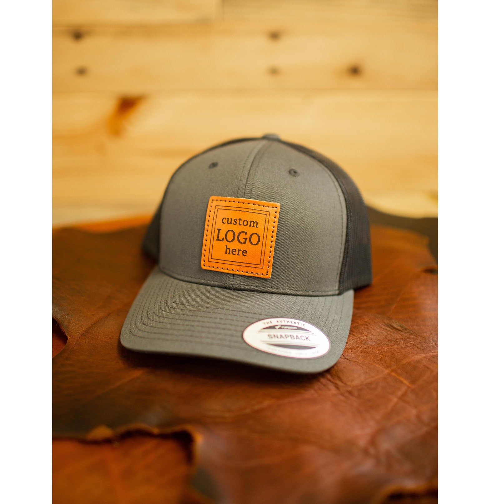 Custom Leather Patch Hats Retro Classics Trucker Snapback - Etsy