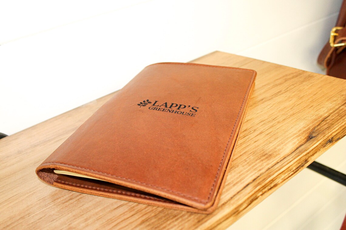 A5 CUSTOM Leather Notebook Cover | Custom Leather Journal Cover ...