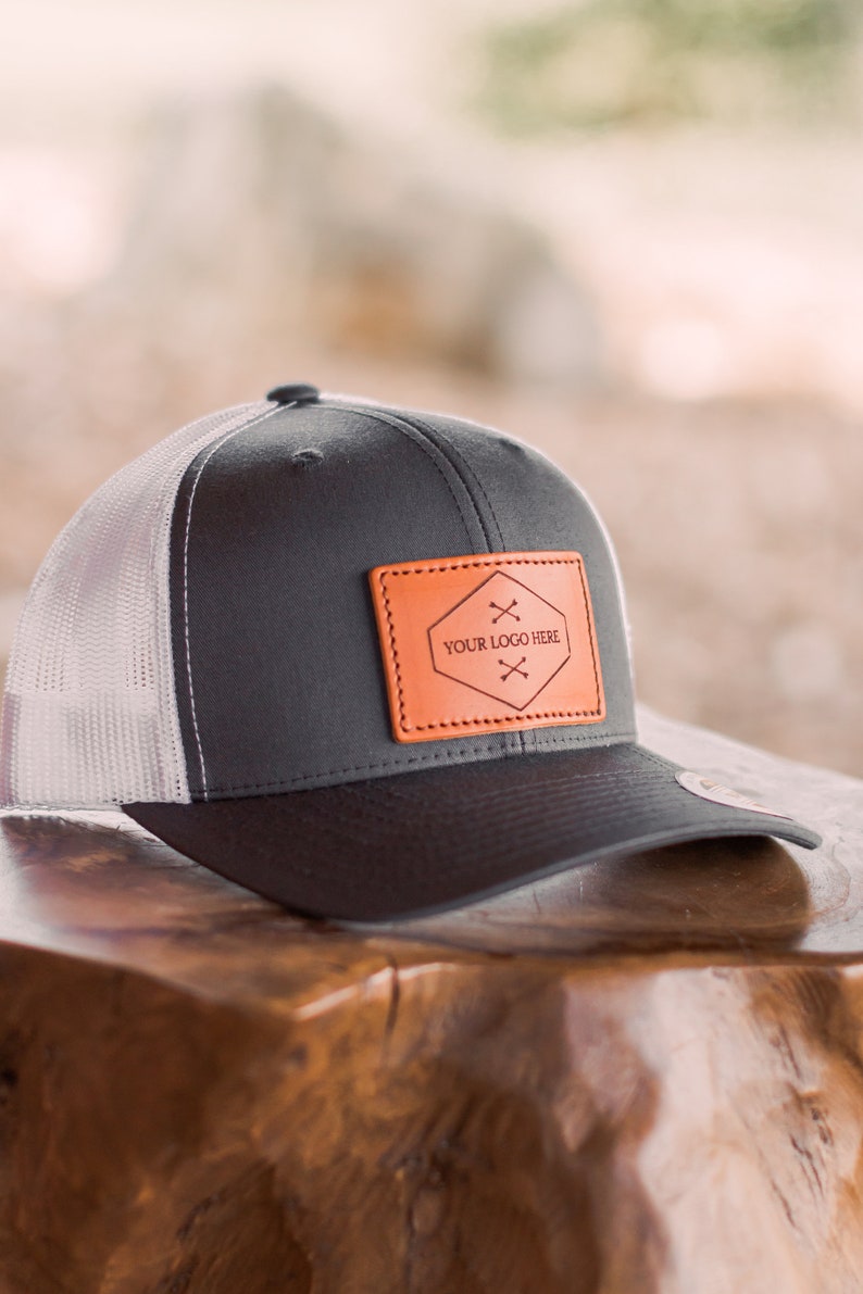 Custom Leather Patch Hats Retro Classics Trucker Snapback | Etsy
