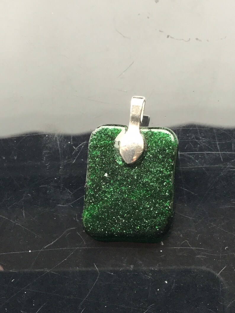 Funky, Bright, Abstract, Fused Glass Pendant. Makes for a Succulent ...