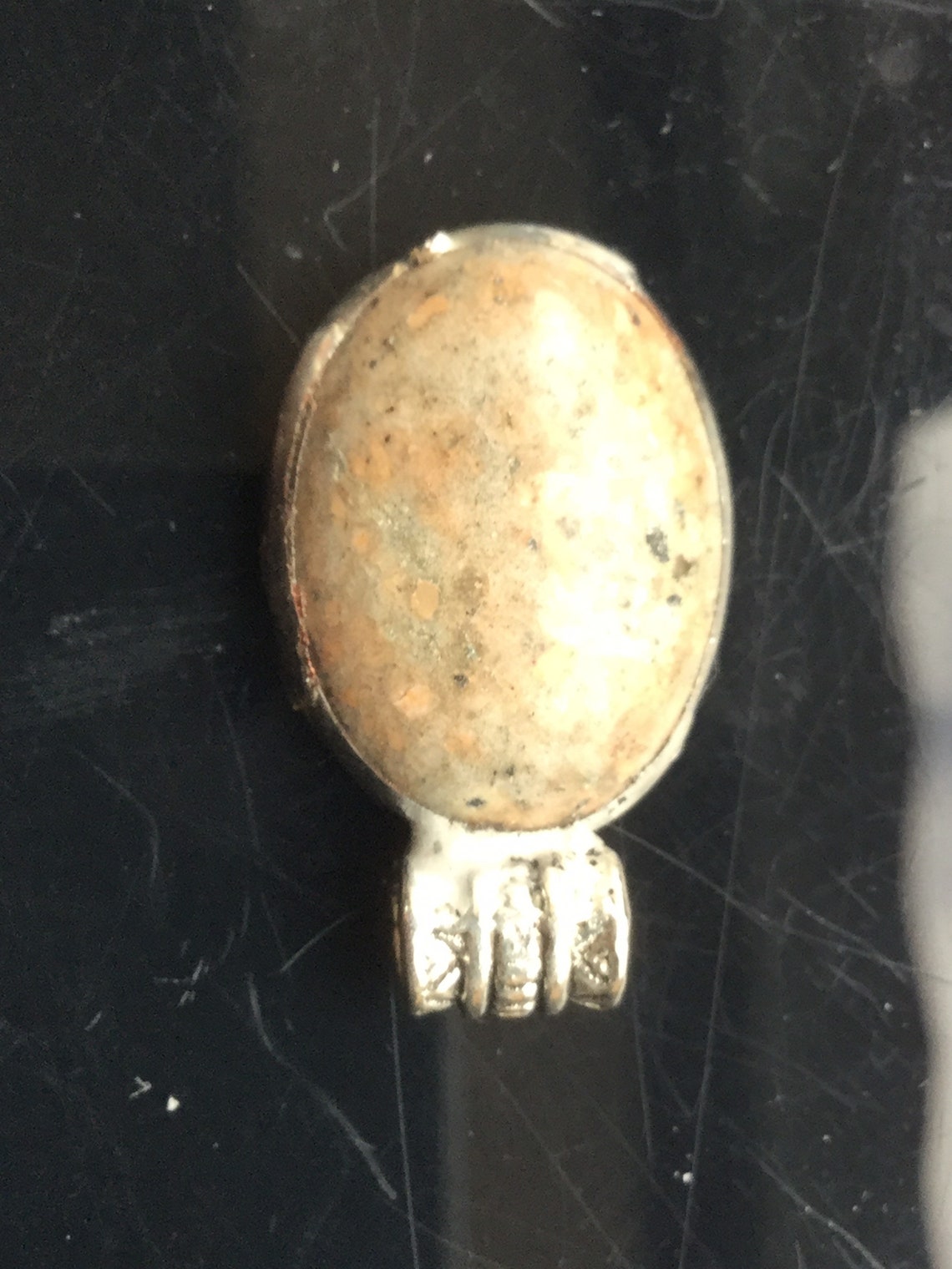 Pretty Natural Spotted Agate Cabochon Set as a Pendant - Etsy