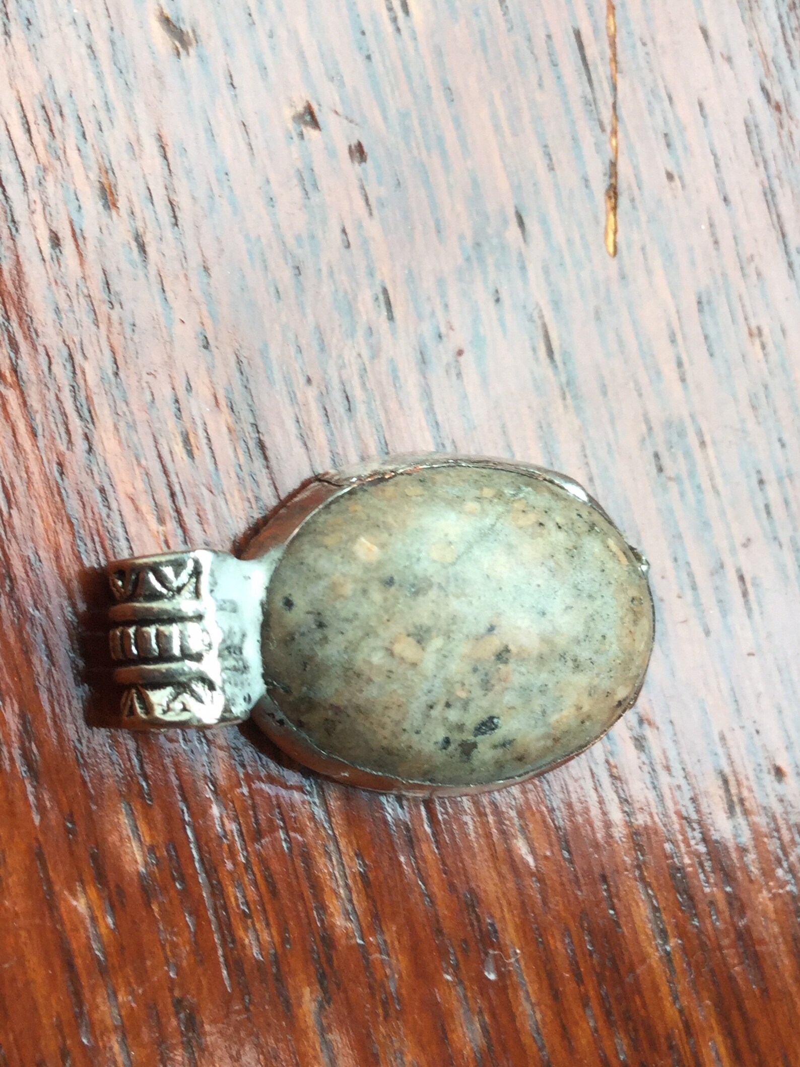 Pretty Natural Spotted Agate Cabochon Set as a Pendant - Etsy