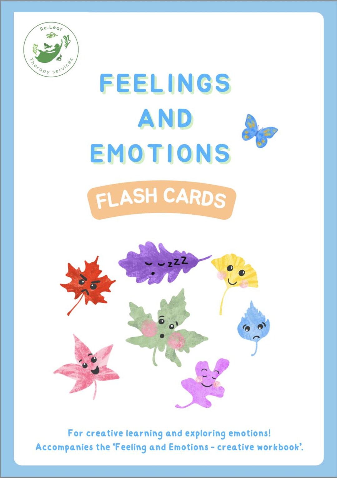 Feelings and Emotions Flash Cards - Etsy