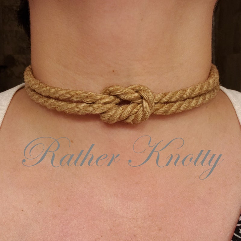 Knot Rope Necklace - Etsy